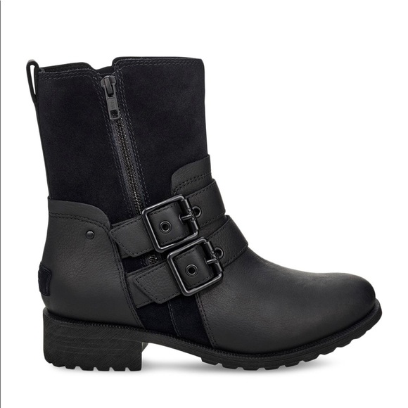 UGG | Shoes | Ugg Boots Combat Gray Leather Suede | Poshmark